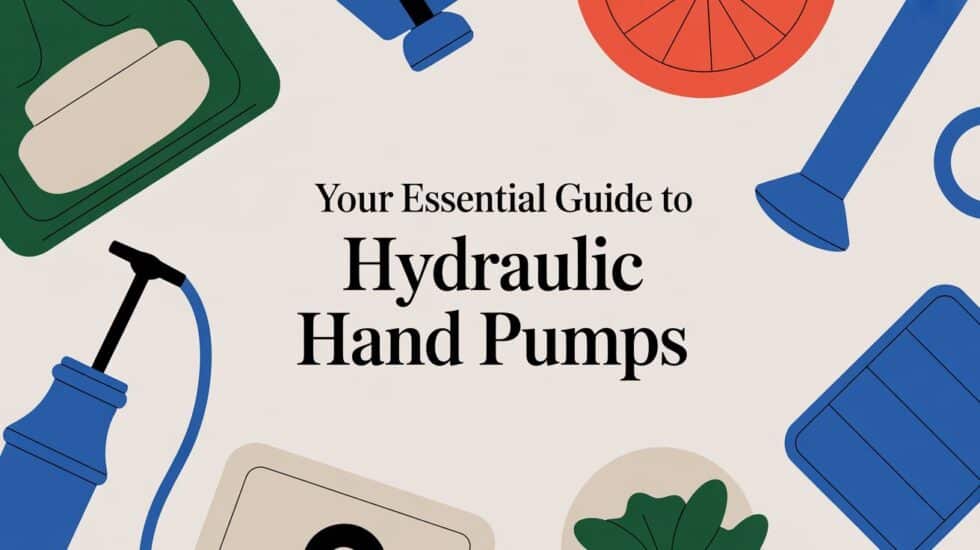 Your Essential Guide to Hydraulic Hand Pumps - MA Hydraulics